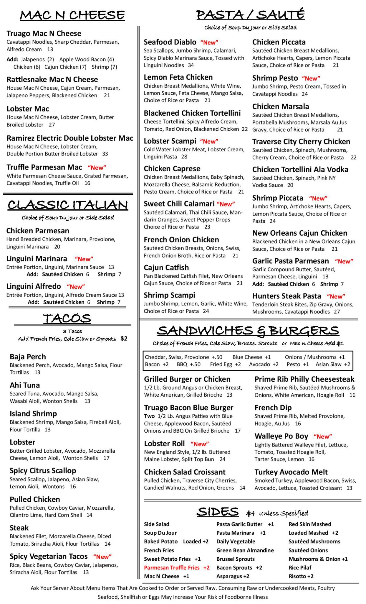 Dinner – Truago