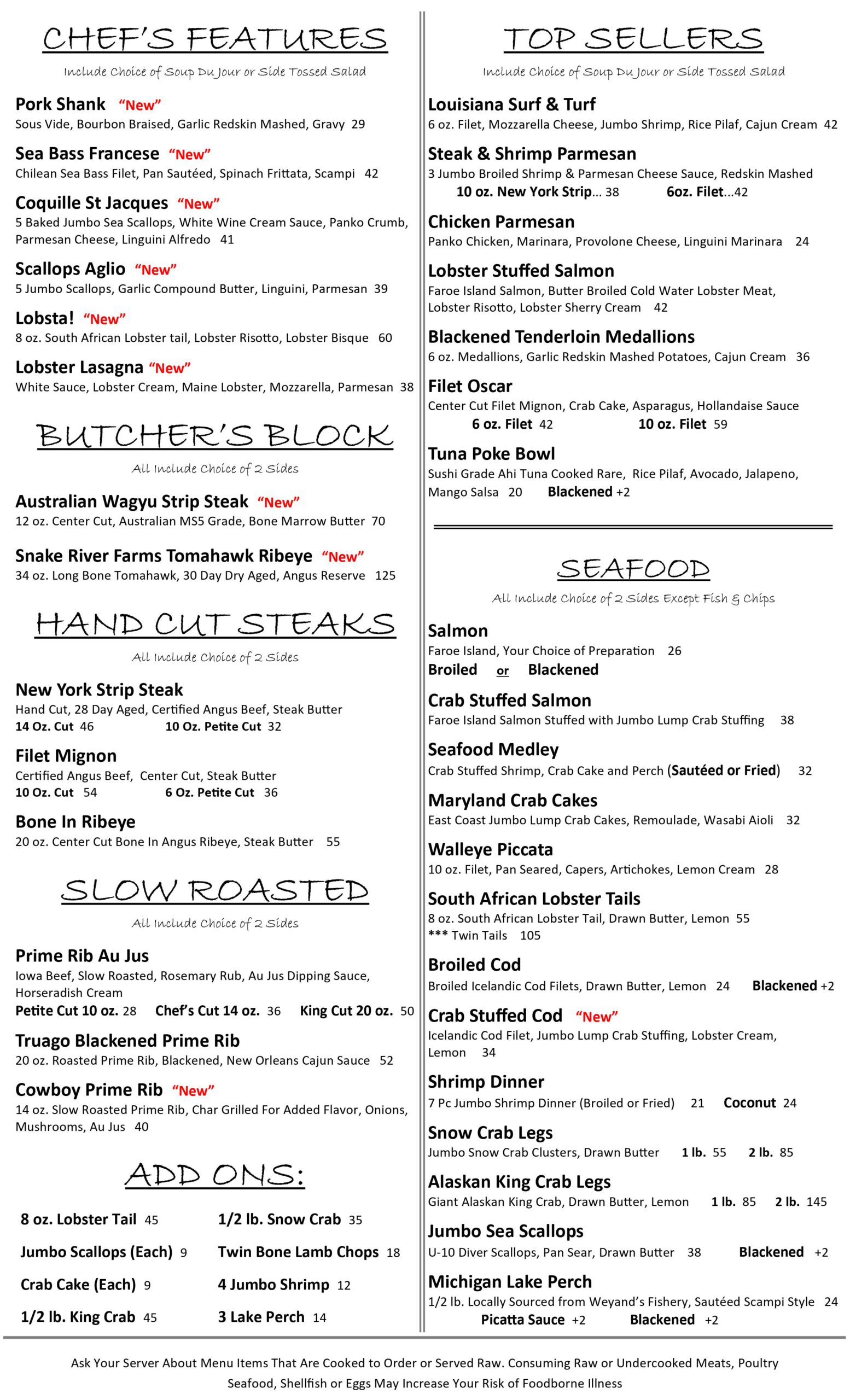 Dinner – Truago