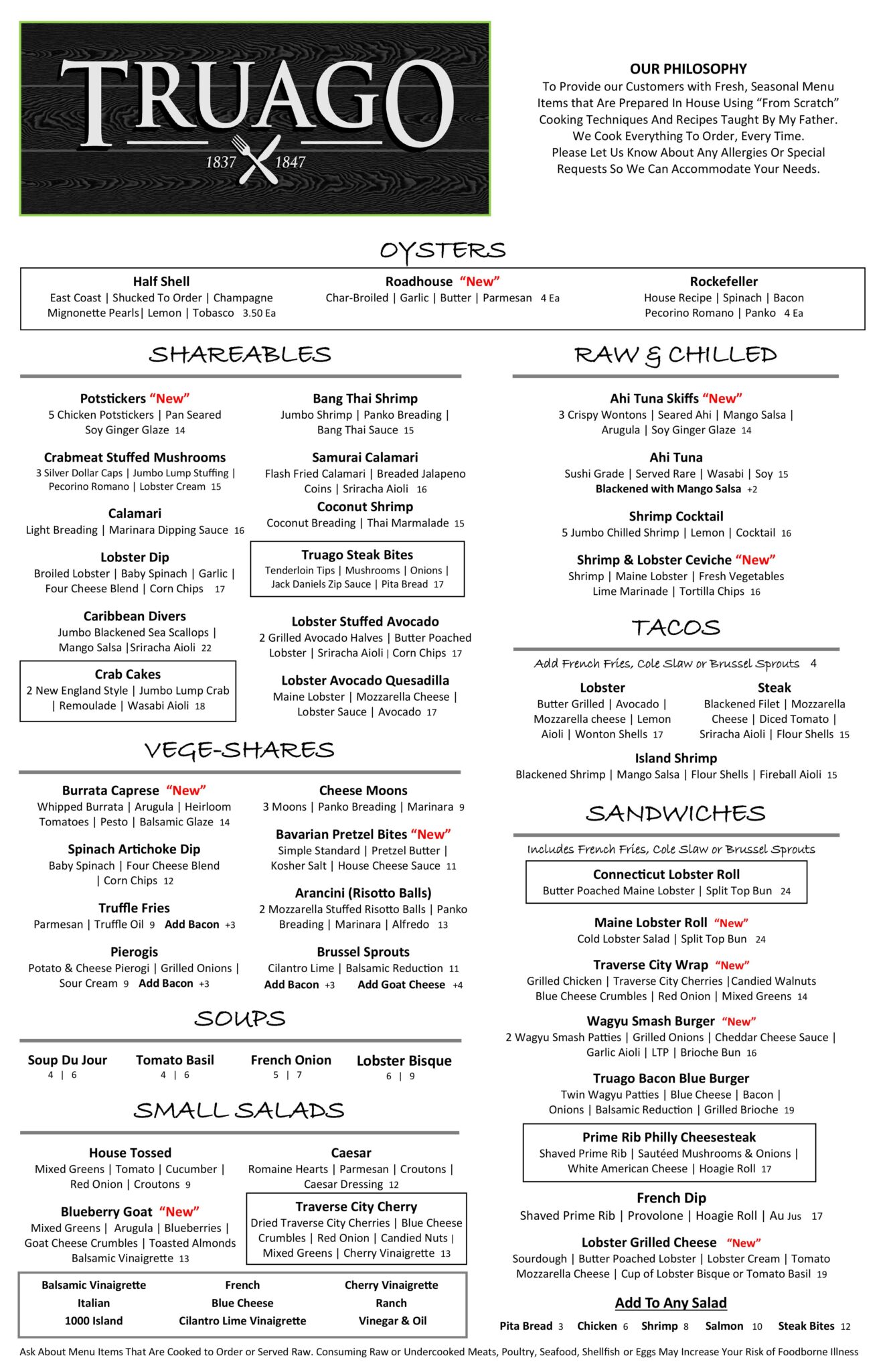 Dinner – Truago